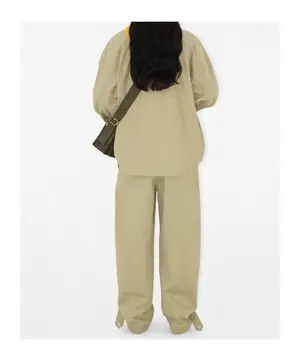Burberry Straight-leg Buckle-waist Trousers