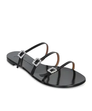 GIUSEPPE ZANOTTI Himari Flat Jewel Sandals