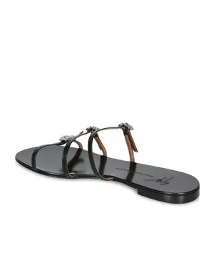 GIUSEPPE ZANOTTI Himari Flat Jewel Sandals