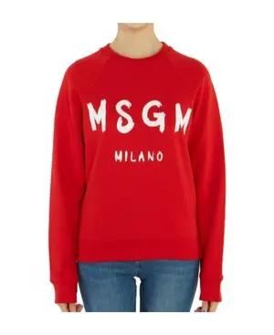 MSGM Milano Logo Sweatshirt - Red