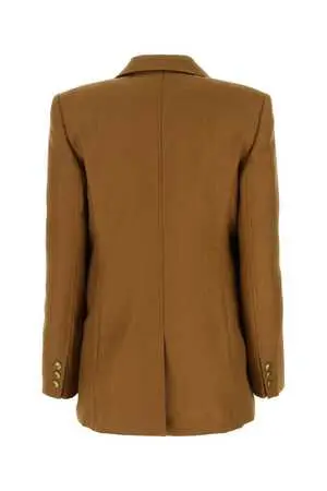 Max Mara Linen Double-breasted Suit Jacket