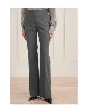 Tove Flared Pants With Creases