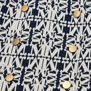 Max Mara Rock All-over Logo Patterned Skirt