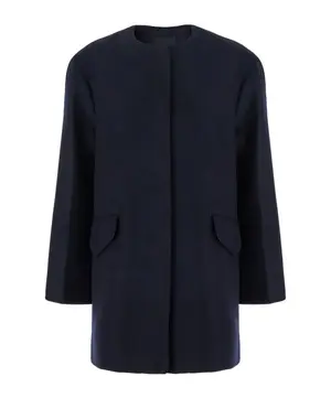 THEORY Theory Cape Back Melton Coat