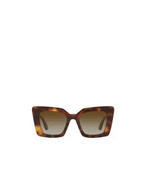 Burberry Rectangular Logo Sunglasses - Brown