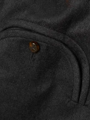 BLAZÉ MILANO Astoria Basoto Wool Trench Coat