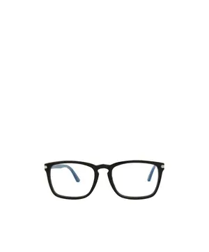 Cartier Full-frame Flat Mirror Eyeglasses - Black