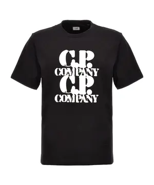 C.P. COMPANY Logo-print Cotton T-shirt