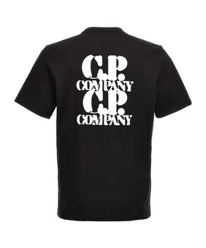 C.P. COMPANY Logo-print Cotton T-shirt
