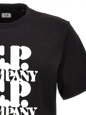 C.P. COMPANY Logo-print Cotton T-shirt