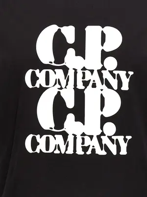 C.P. COMPANY Logo-print Cotton T-shirt
