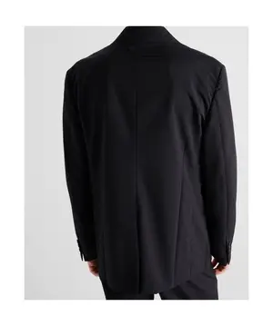 Prada Single-breasted Tailored Blazer - Black
