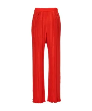 LANVIN Pleated Trousers - Red