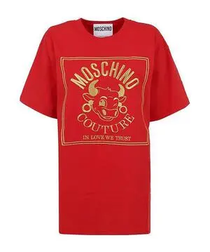 Moschino Printed T-shirt - Red