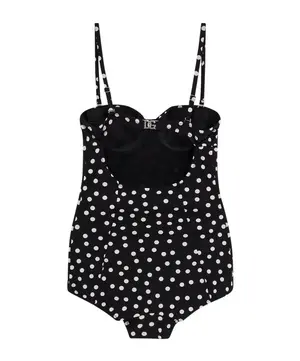 Dolce & Gabbana Polka Dot One-piece Swimsuit
