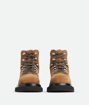 Bottega Veneta Suede Lace-up Hiking Ankle Boots
