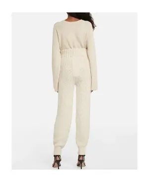 Khaite Rib-knitted Trousers