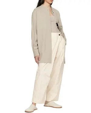 Studio Nicholson Kavali Long-sleeve Shirt - Nude