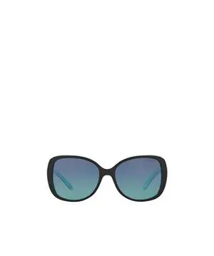 TIFFANY  CO. Tiffany & Co. Logo Detail Butterfly Sunglasses - Blue