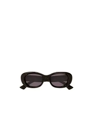 Gucci Oval Frame Sunglasses - Brown