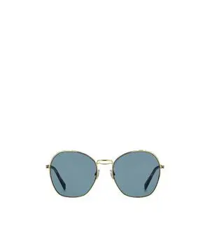 Max Mara Logo Oval Sunglasses - Gray