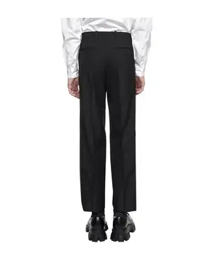 Prada Straight-leg Tailored Trousers - Black