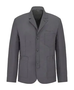 Dior Workwear Jacket With Embroidered Detail