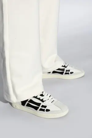 Amiri Pacific Bones Low Top Sneakers - White