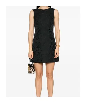 Dolce & Gabbana Floral Jacquard Mini Dress