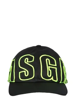 MSGM Logo Print Baseball Cap