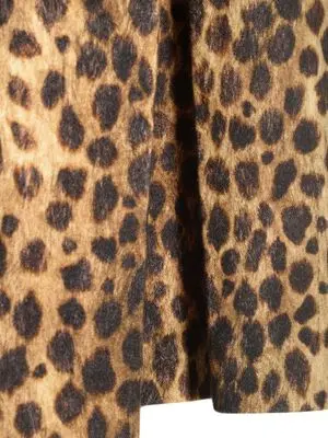 Valentino Garavani Jaguar Spots Leopard Printed Coat