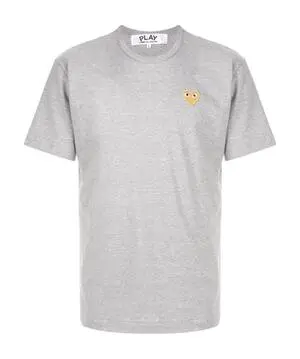 Play Comme Des Garcon Embroidered Logo T-shirt - White