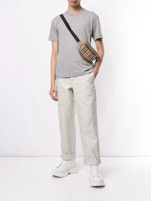 Play Comme Des Garcon Embroidered Logo T-shirt - White