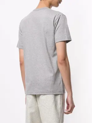 Play Comme Des Garcon Embroidered Logo T-shirt - White