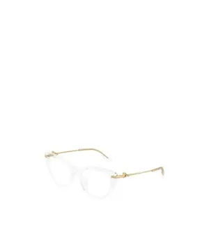 Dolce & Gabbana Cat Eye Frame Eyeglasses - White