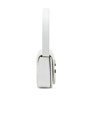 DIESEL® 1dr Logo Plaque Shoulder Bag - White