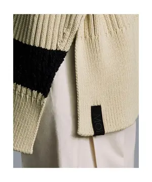 Moncler Striped Cape With Belt