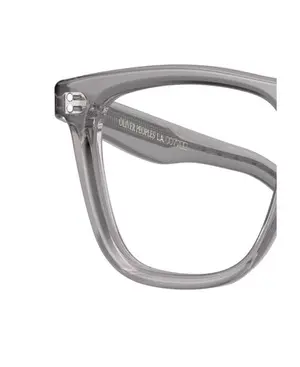 Oliver Spencer Gray Logo Detail Eyeglasses - White