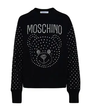 Moschino Teddy Bear Sequin Sweater
