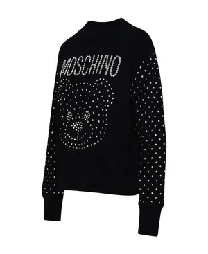 Moschino Teddy Bear Sequin Sweater