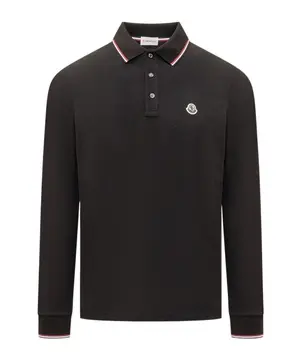 Moncler Logo Patch Polo Shirt