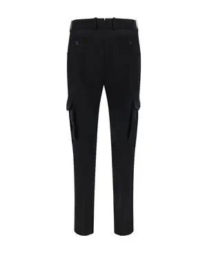 Alexander McQueen Belt-looped Tapered Leg Trousers