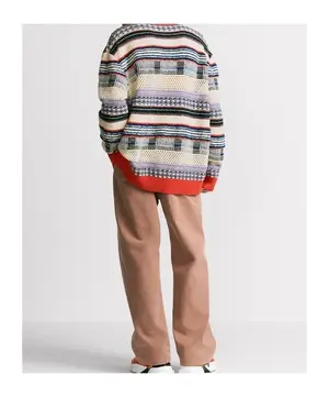Dior Lewis Hamilton" Patterned Crew Neck Sweater