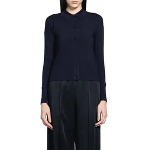 Max Mara Medeola Collared Button-up Cardigan - Black