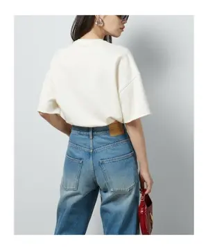 Gucci Embroidered Fruit Patch Jersey Sweatshirt