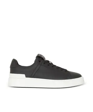 Balmain B-court Lace-up Sneakers - Black