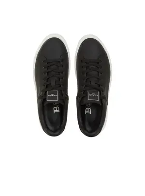 Balmain B-court Lace-up Sneakers - Black