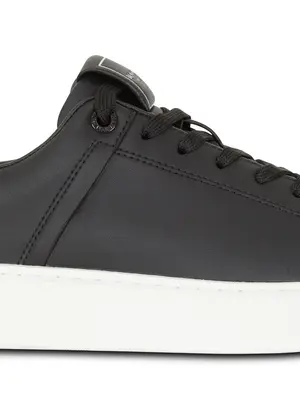 Balmain B-court Lace-up Sneakers - Black