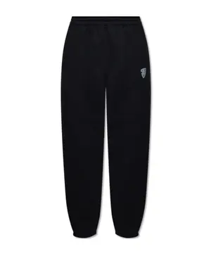 Burberry Logo Printed Sweatpants - Black
