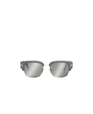 Dior Geometric Frame Sunglasses - Gray